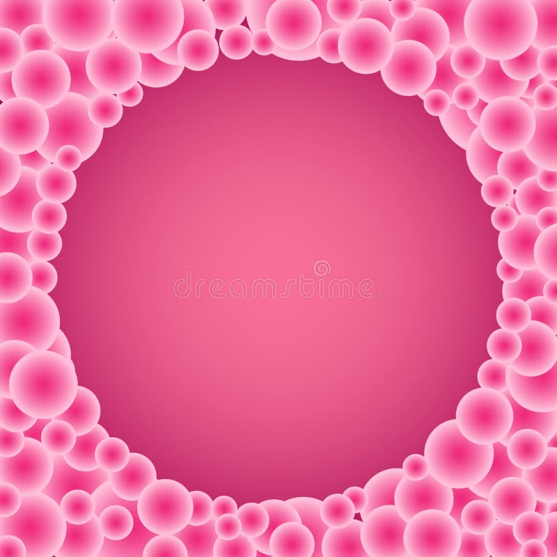 Buble hole pink circles stock vector. Illustration of love - 80557832