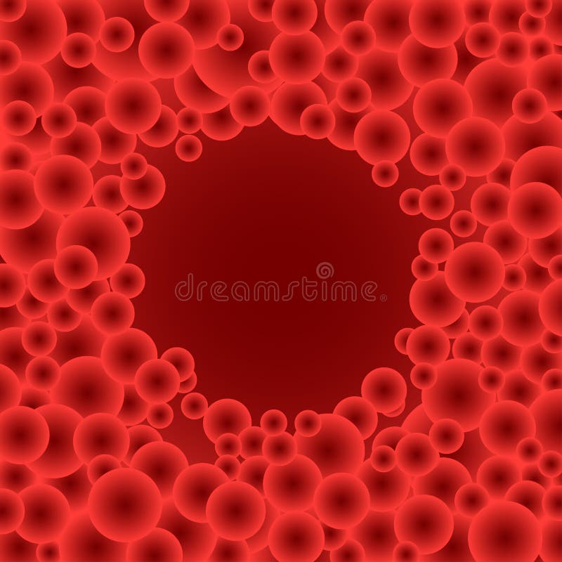 Buble red circles hole stock vector. Illustration of backdrop - 80557867