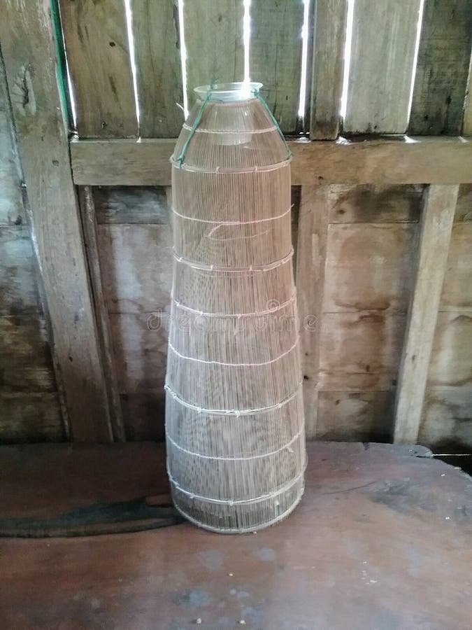 Bubu is a Traditional Fishing Tool Made from Bamboo. Stock Photo ...