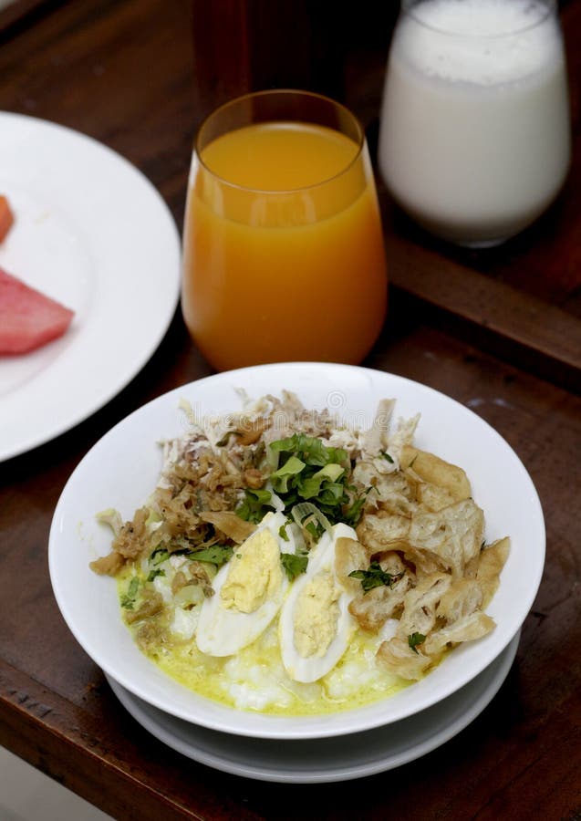Bubur Ayam stock image. Image of breakfast, chicken - 267869079