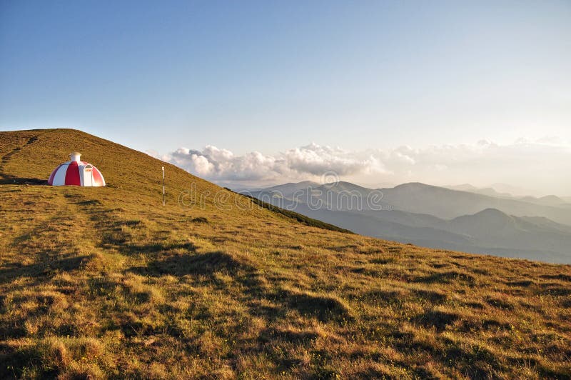 Bucegi Landscape stock photo. Image of covered, cloudscape - 26088334