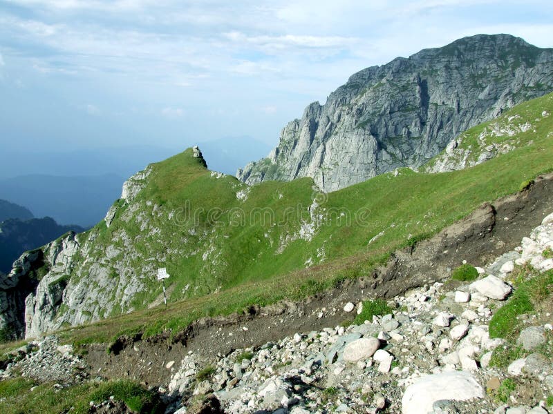 Bucegi Mountain in Romania stock photo. Image of covered - 2506684