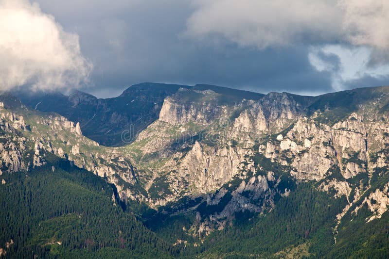Bucegi mountains stock photo. Image of landscape, wood - 27167932