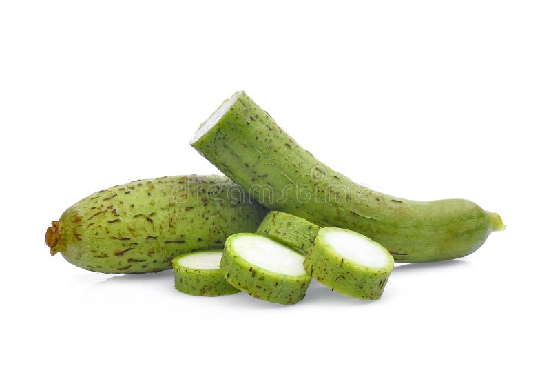 Bucha Ou Bucha Verde Fresca No Branco Foto de Stock - Imagem de ...