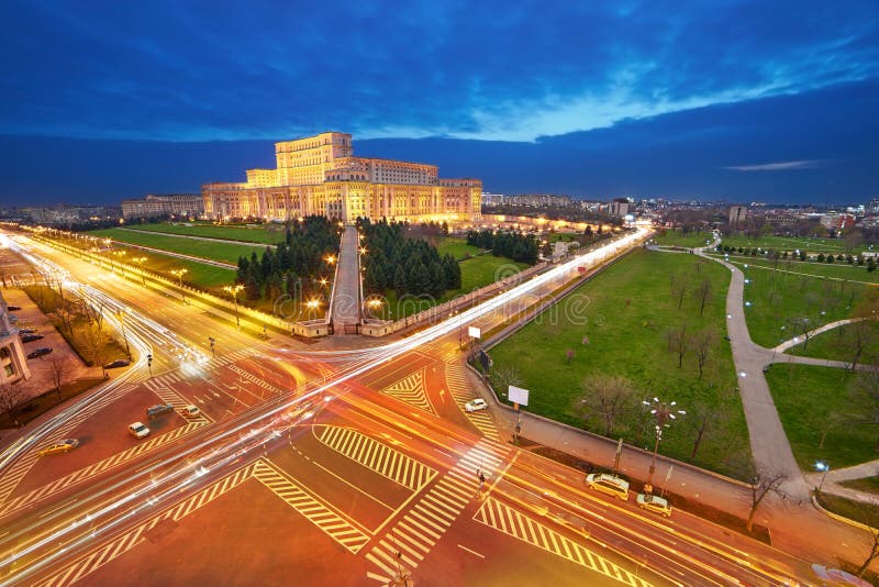 Bucharest aerial view stock image. Image of cityscape - 4174557