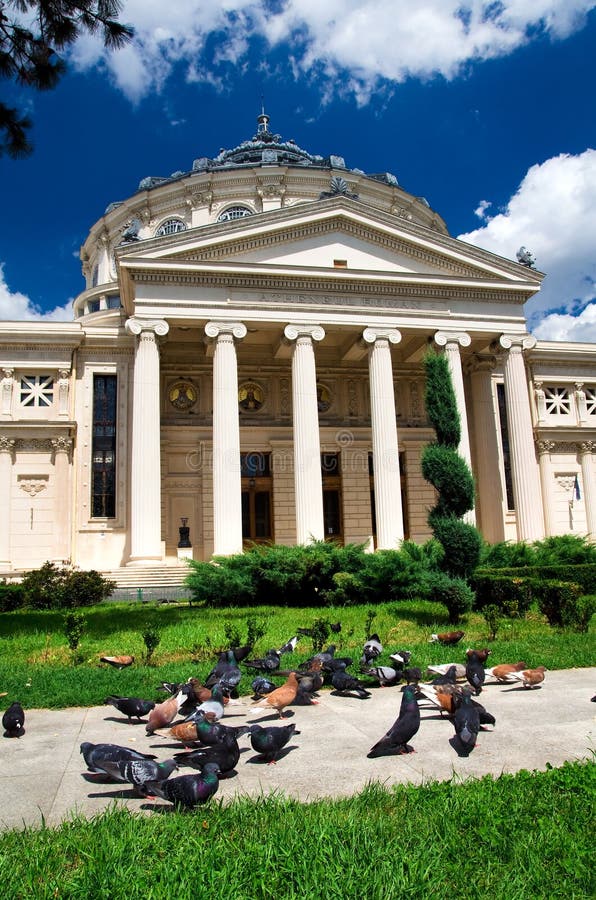 Bucharest atheneum stock photo. Image of bucuresti, bucharest - 4392570