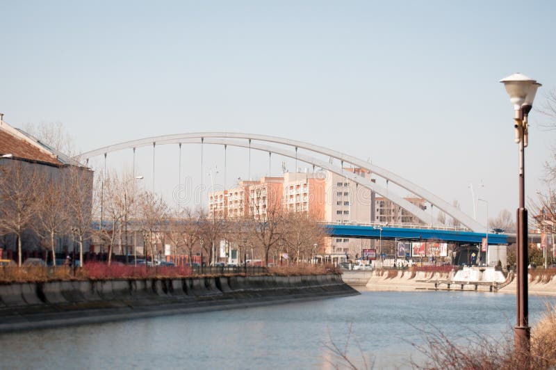 Grozavesti Bridge, Bucharest Stock Photo - Image of city, modern: 50716508