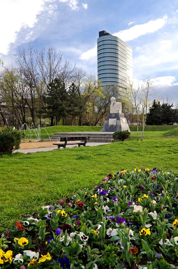 Bucharest - Business Center Stock Photo - Image of work, modern: 19121536