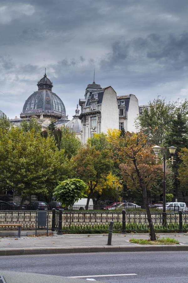 Bucharest - Historic Center by Night Stock Image - Image of scenery ...