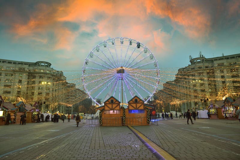 Bucharest Christmas Market 2022 Editorial Photo - Image of greeting ...