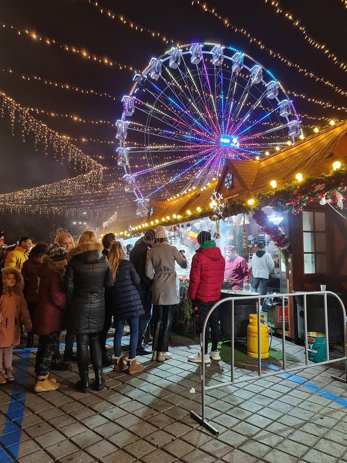 Bucharest Christmas Market, Romania, December 2022 Editorial Stock ...