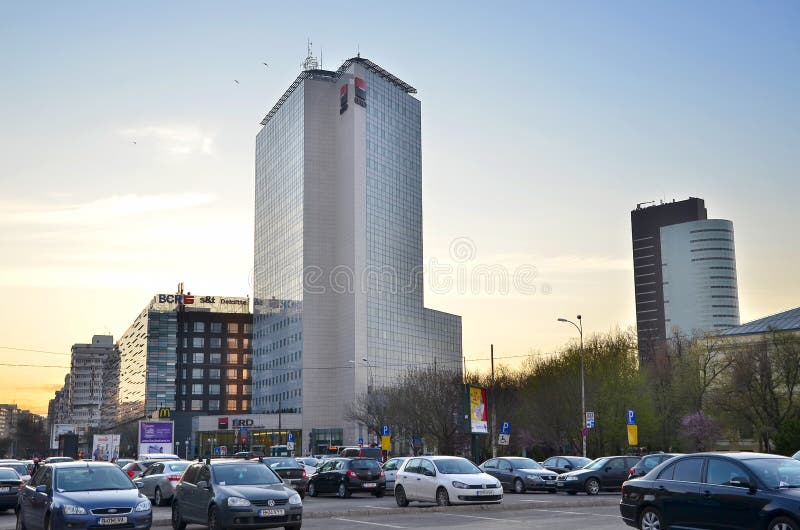 City Gate Towers, Bucharest Editorial Photo - Image of bucharest ...