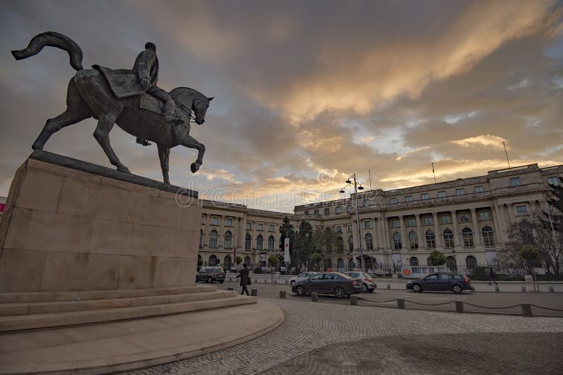 Bucharest cityscape editorial photography. Image of panorama - 63544907