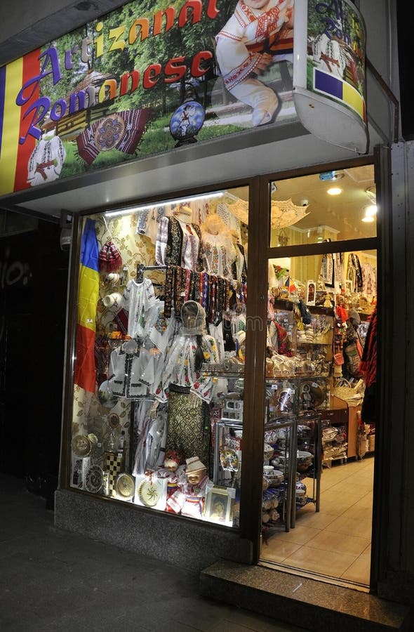 Bucharest,December 1st:Handicraft Shop by Night from Bucharest in ...