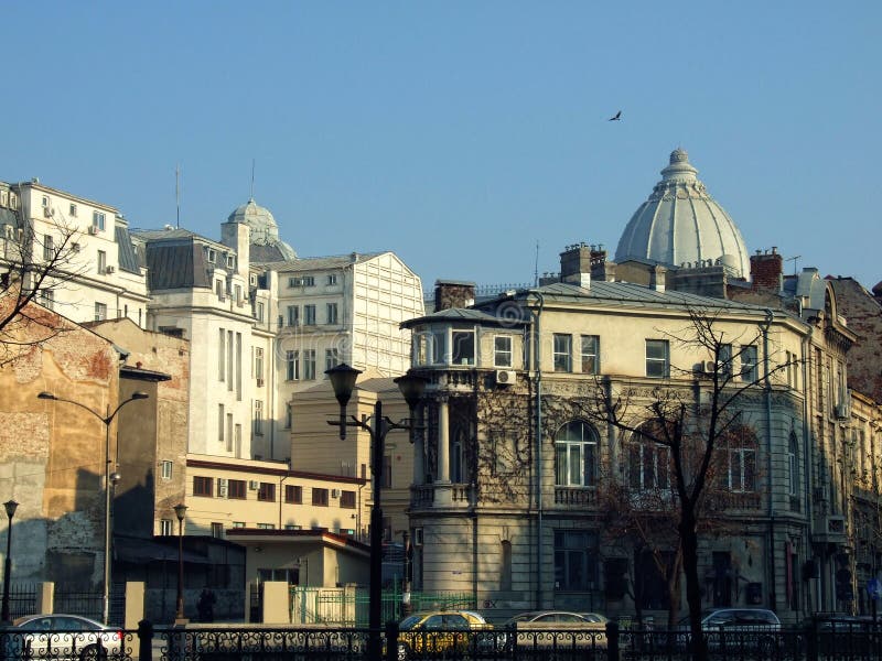 Bucharest downtown editorial photo. Image of europe, monument - 42719836