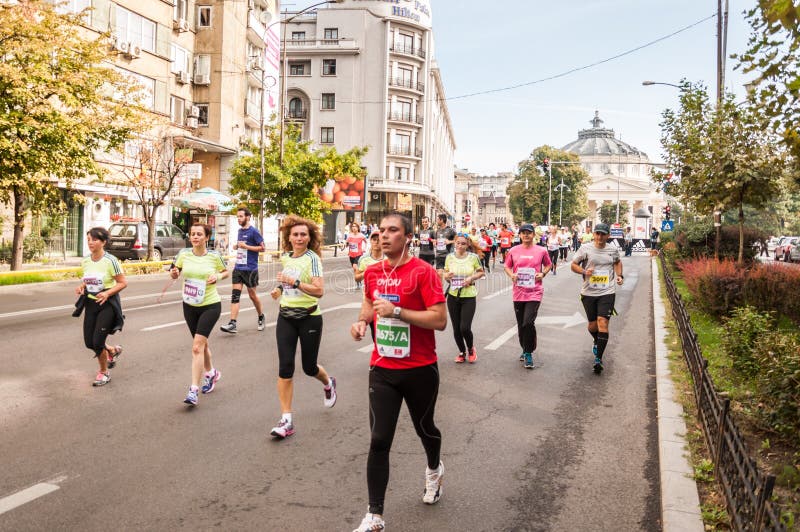 2015 Bucharest International Marathon Editorial Photography - Image of ...
