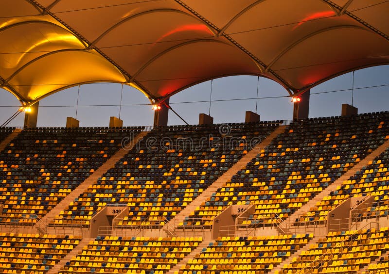 Bucharest National Arena Stadium, Detail Stock Photo - Image of ...
