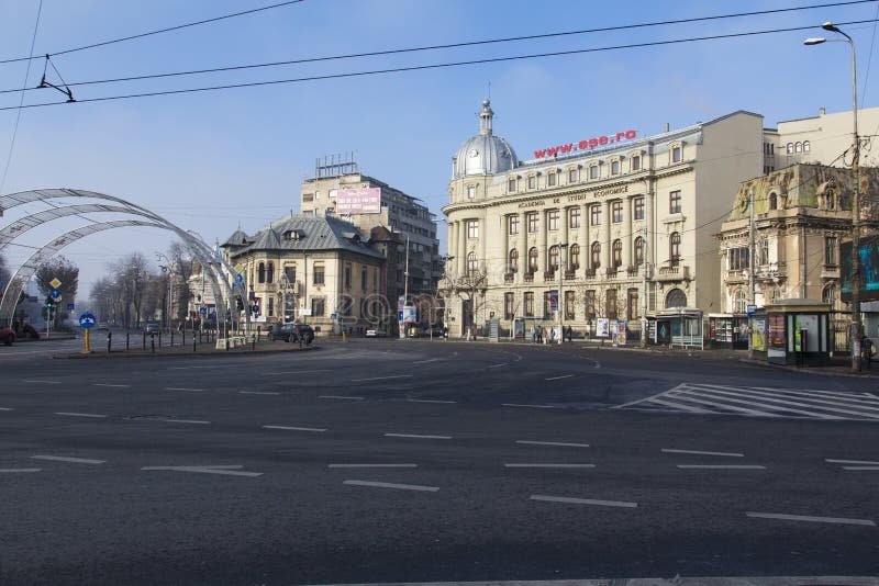 Romana Square and the Bucharest University of Economic Studies ...
