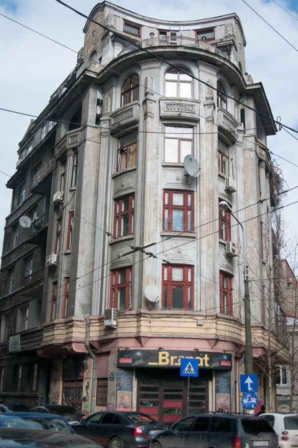 Bucharest old buildings editorial photo. Image of buildings - 50246621