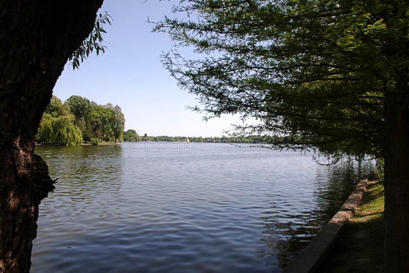 Bucharest Park and Lake in Romania Stock Photo - Image of view ...