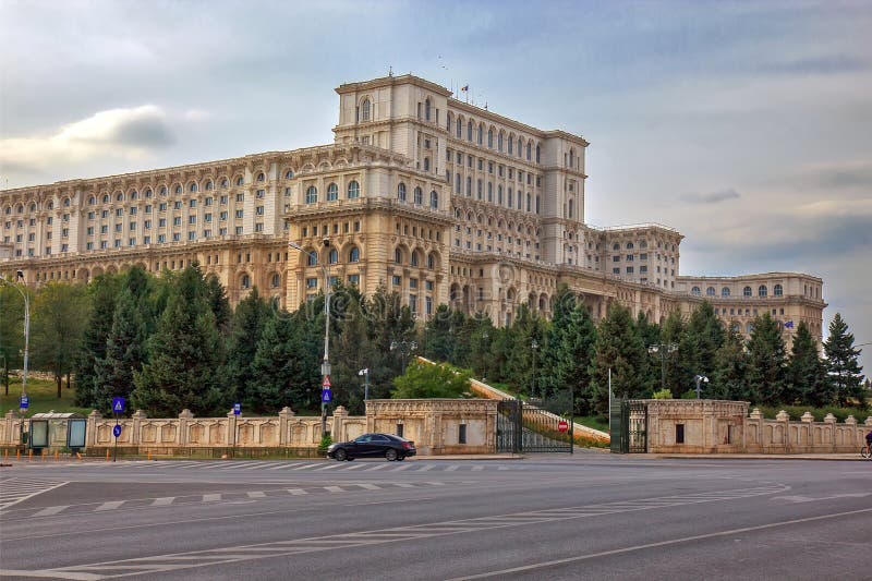 Bucharest parliament stock photo. Image of capital, city - 44487282