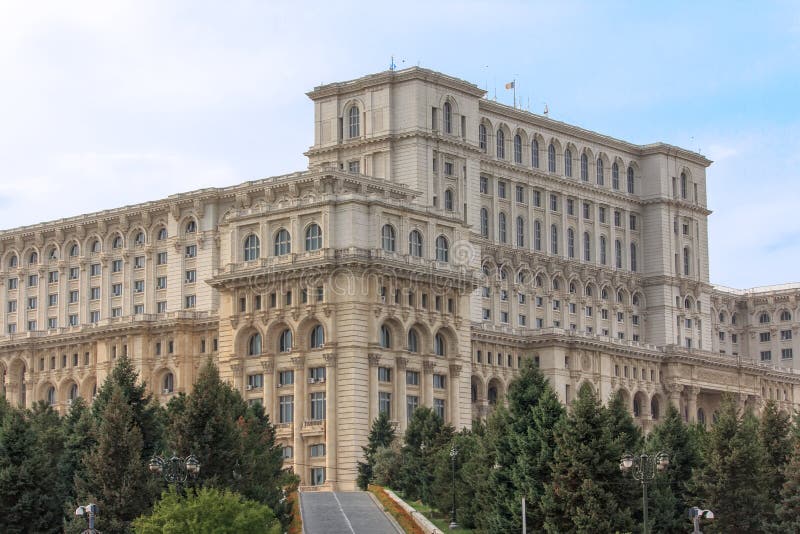 Bucharest parliament stock image. Image of building, communism - 44487315