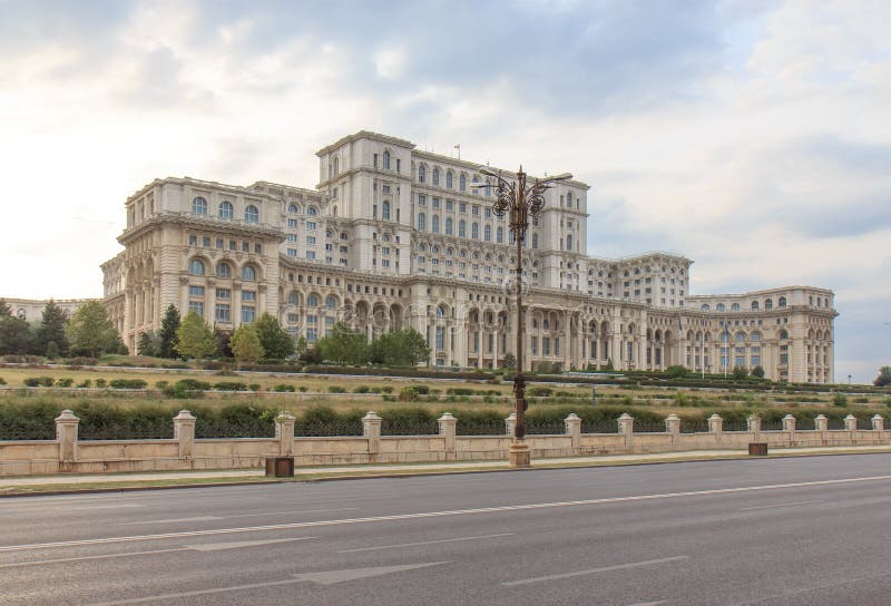 Bucharest parliament stock image. Image of administration - 44487537