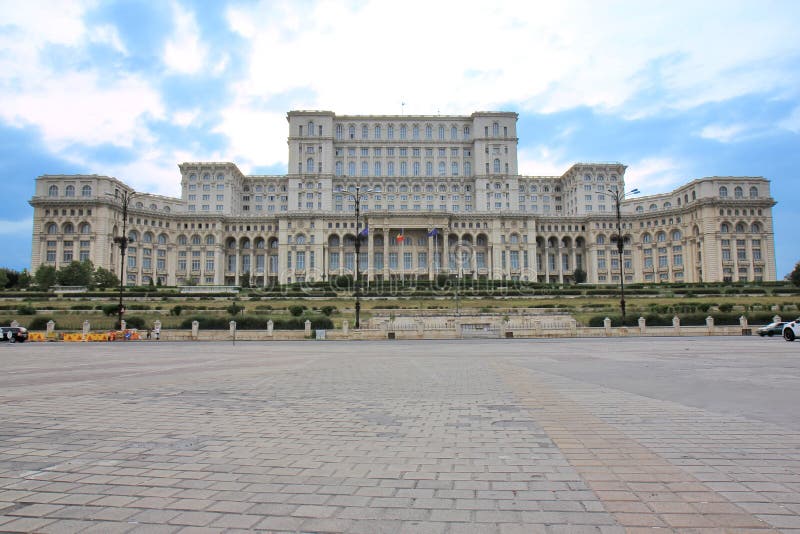 Bucharest parliament stock image. Image of ceausescu - 44487643