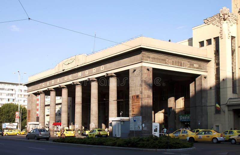 Bucharest Railway Station Clock - RAW Format Editorial Stock Image ...