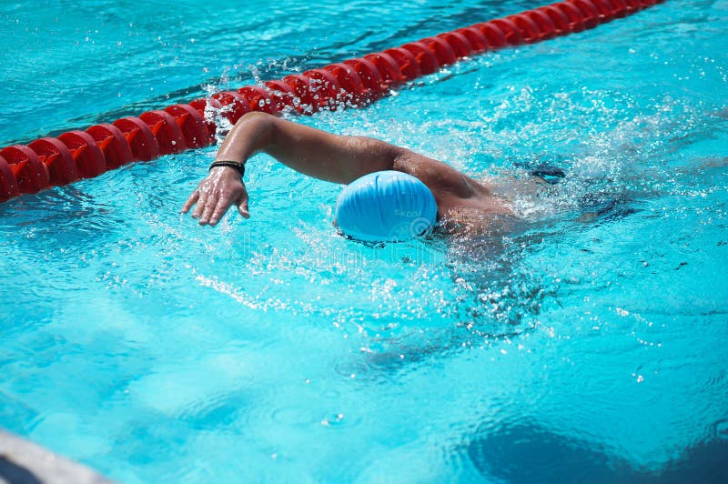 Man Swims Butterfly Style in Public Swimming Pool Stock Photo - Image ... Man Swims Butterfly Style in Public Swimming Pool Stock Photo - Image ...