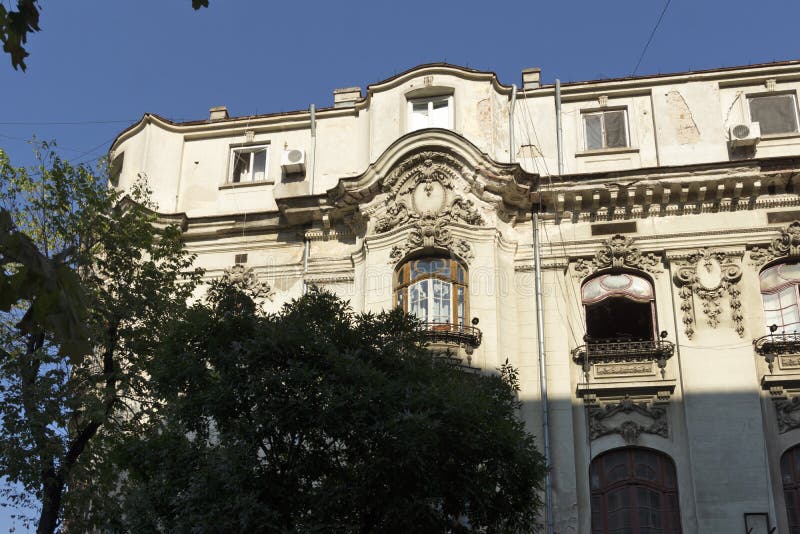 City Hall at the Center of City of Bucharest, Romania Editorial Stock ...