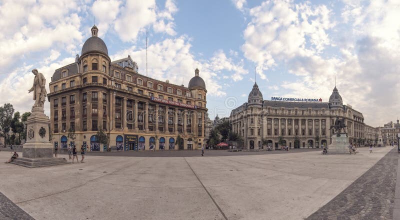 Bucharest panoramic view editorial photography. Image of landmark ...