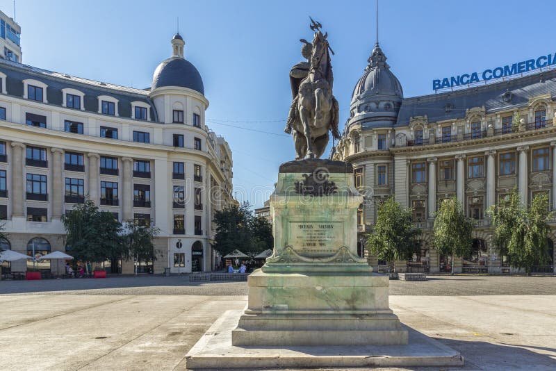 University Square in City of Bucharest, Romania Editorial Photo - Image ...