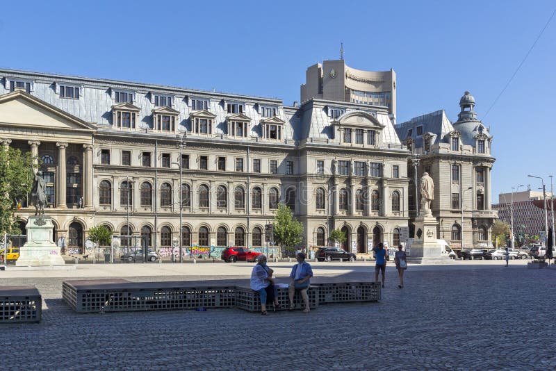 University Square in City of Bucharest, Romania Editorial Photography ...