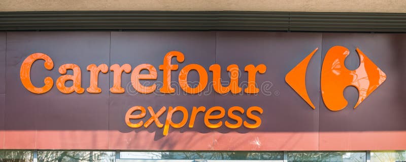 Carrefour Express Logo and Sign Editorial Photography - Image of sale ...