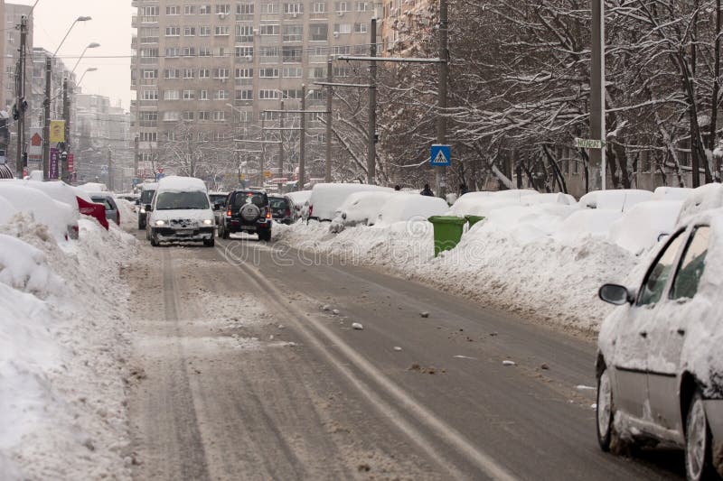 BUCHAREST ROMANIA - February 14: Weather Anomalies Editorial Stock ...