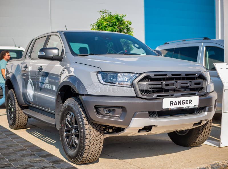 Front View with the New Ford Ranger Pick Up Editorial Photo - Image of ...