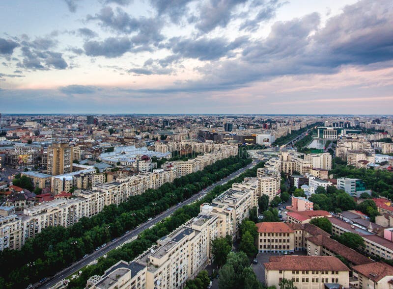 Bucharest, Romania - 22 May 2017: Bucharest City Centre Romania ...