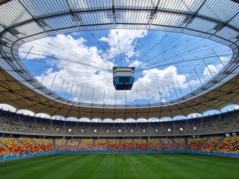 Bucharest, Romania - May 23, 2024: Empty National Arena Stadium in ...