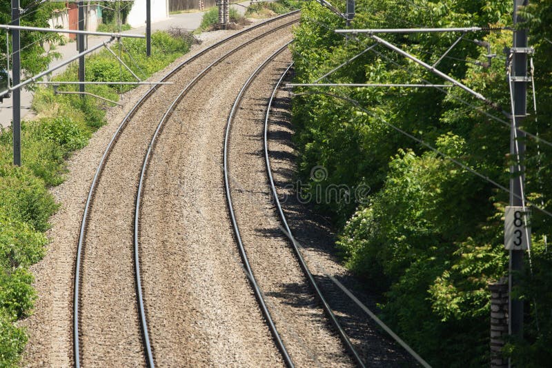 Railways Infrastructure - Northern Bucharest Editorial Photo - Image of ...