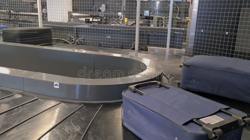 Luggage Sorting System Inside an Airport in Bucharest is Presented To ...