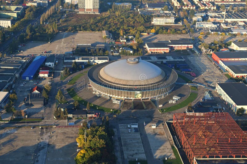 Romexpo building editorial stock image. Image of engineering - 26451034