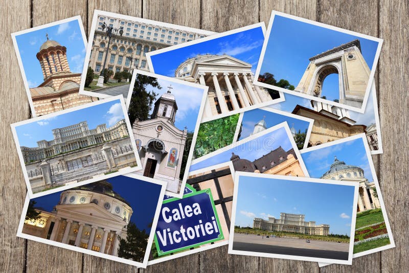 Bucharest-Collage stockfoto. Bild von europa, tourismus - 20424868
