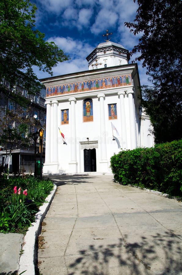 Bucharest - Saint Dumitru Church Stock Image - Image of beautiful ...
