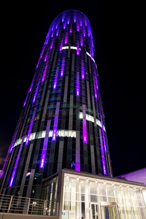 Corporate Building Sky Tower, Bucharest, Romania. Editorial Photo ...