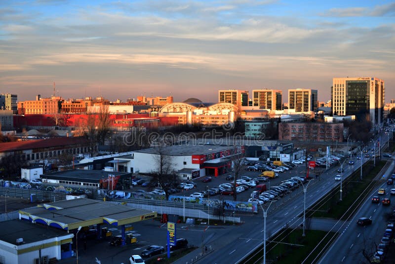 Bucharest View - AFI Park Cotroceni Office Buildings Editorial Image ...