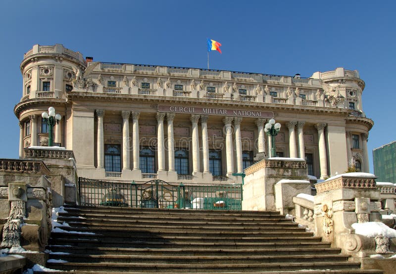 Bucharest View - National Army Palace Stock Image - Image of decorative ...