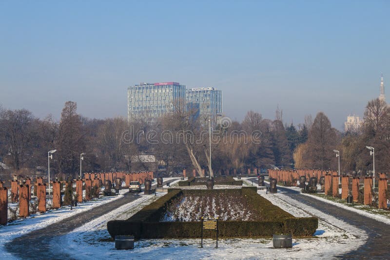 Bucharest in winter editorial photo. Image of lake, colorful - 37648151