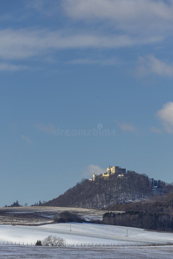 Buchlov Castle in Winter, Czech Republic Stock Photo - Image of history ...