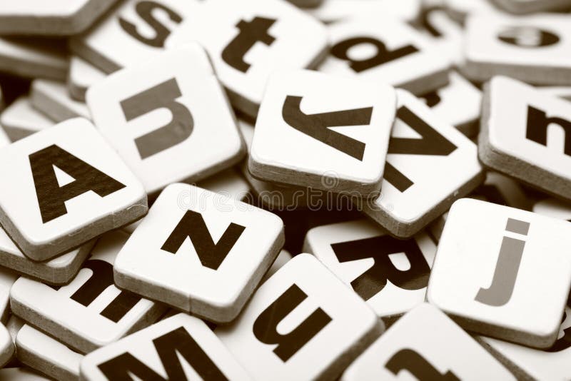 Buchstabe-Haufen (ABC) stockfoto. Bild von gefärbt, papier - 44866162